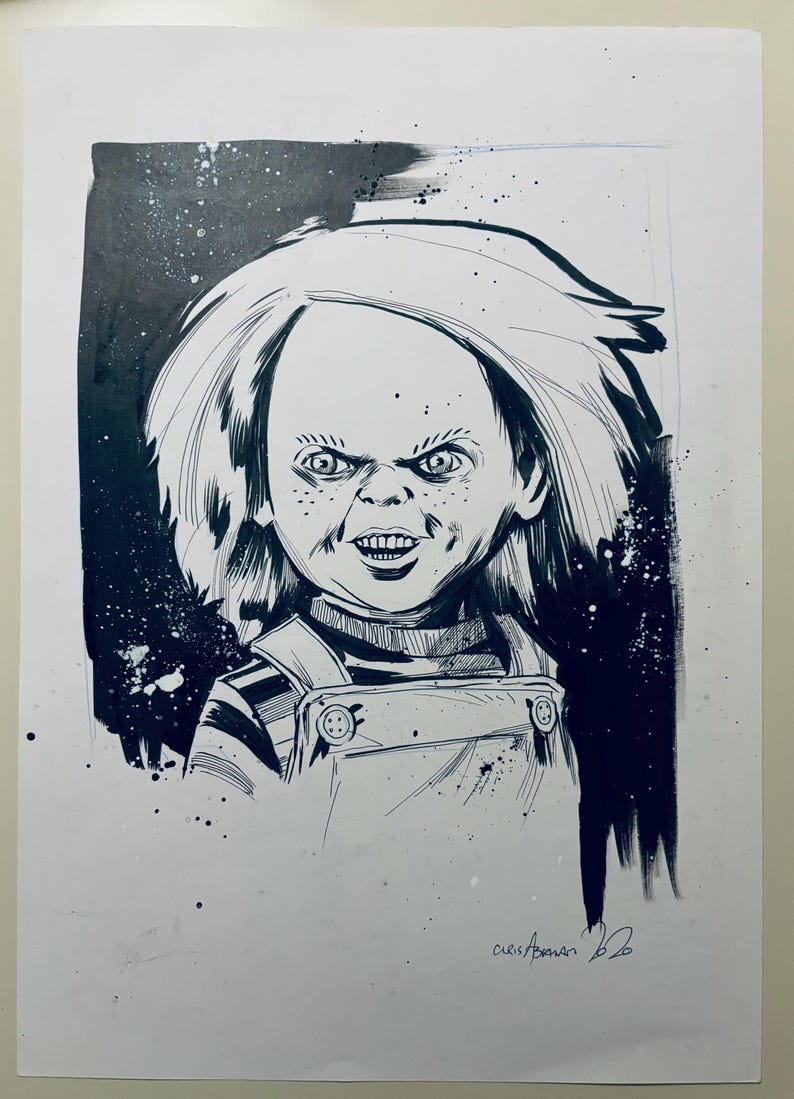 Chucky Childs Play A3 Original Artwork - Etsy