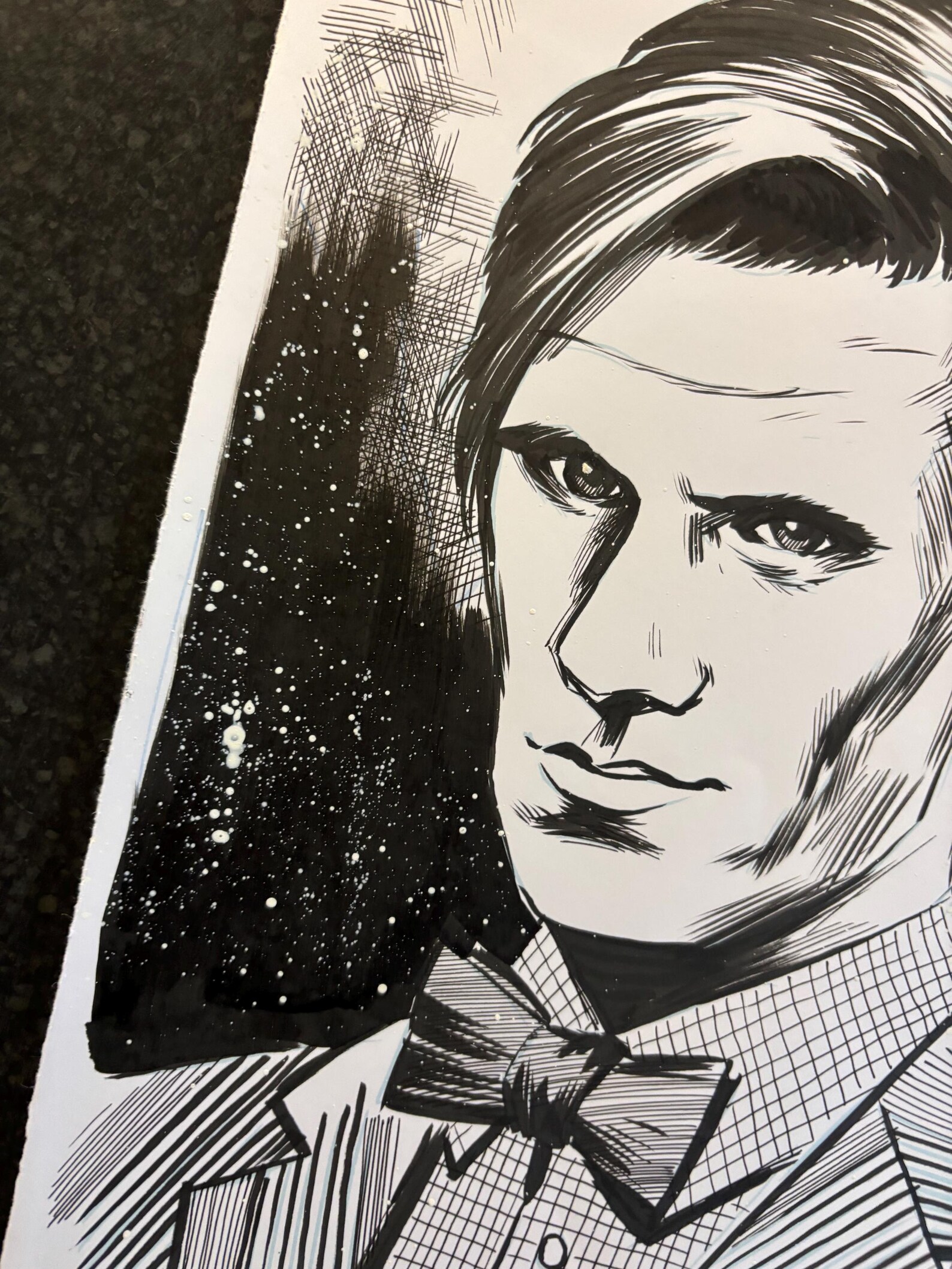 Matt Smith Doctor Who A4 Original Artwork - Etsy