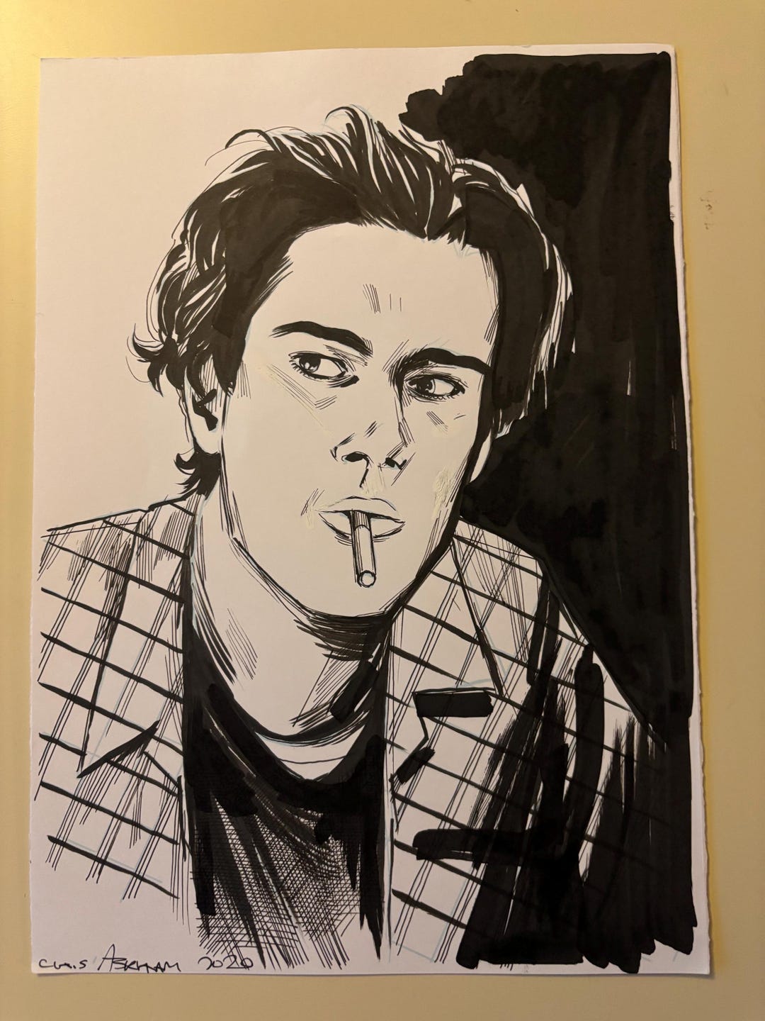 Twin Peaks Bobby Briggs Original A4 Artwork - Etsy