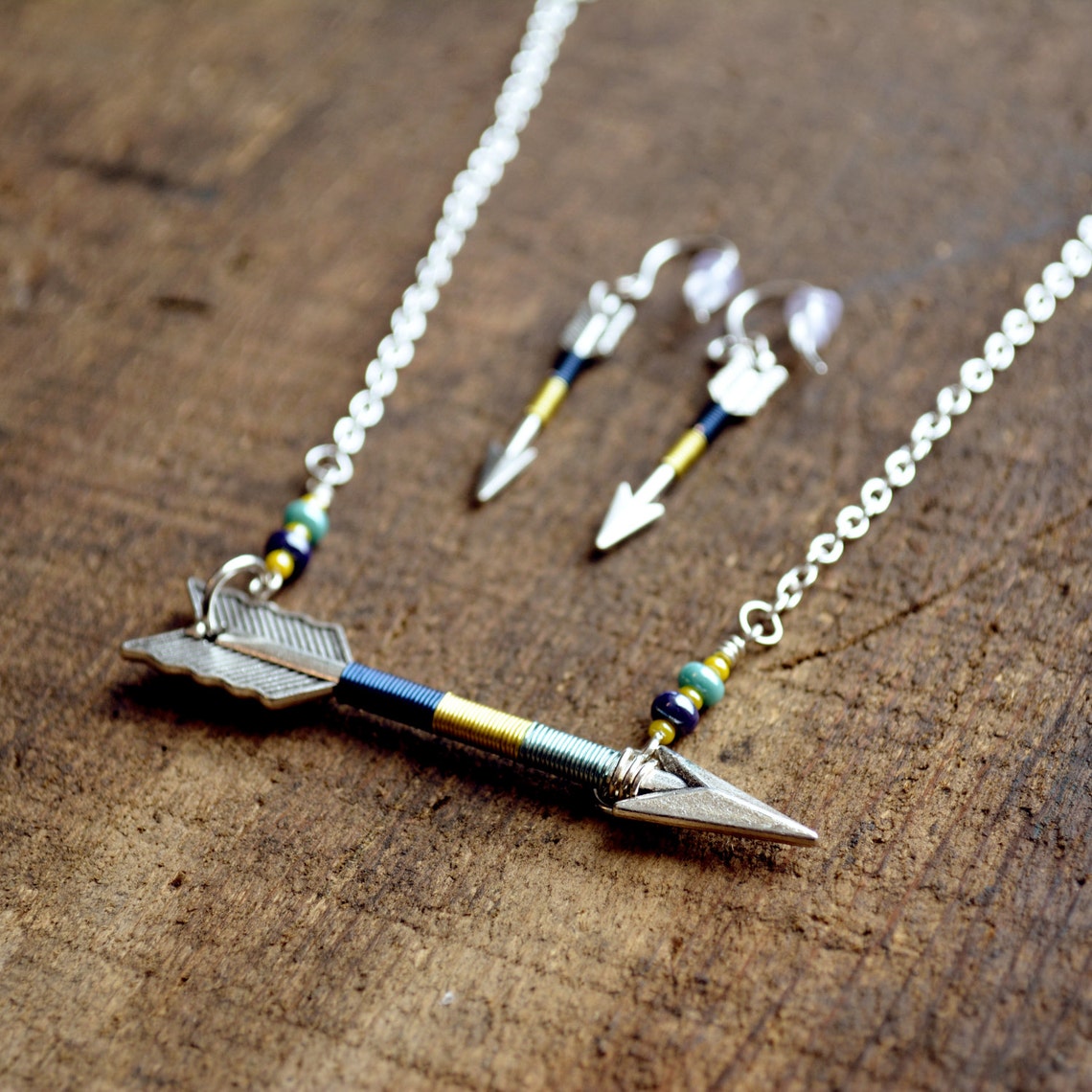 Arrow Necklace, Arrow Jewelry, Archery Necklace, Archery Jewelry, Arrow ...