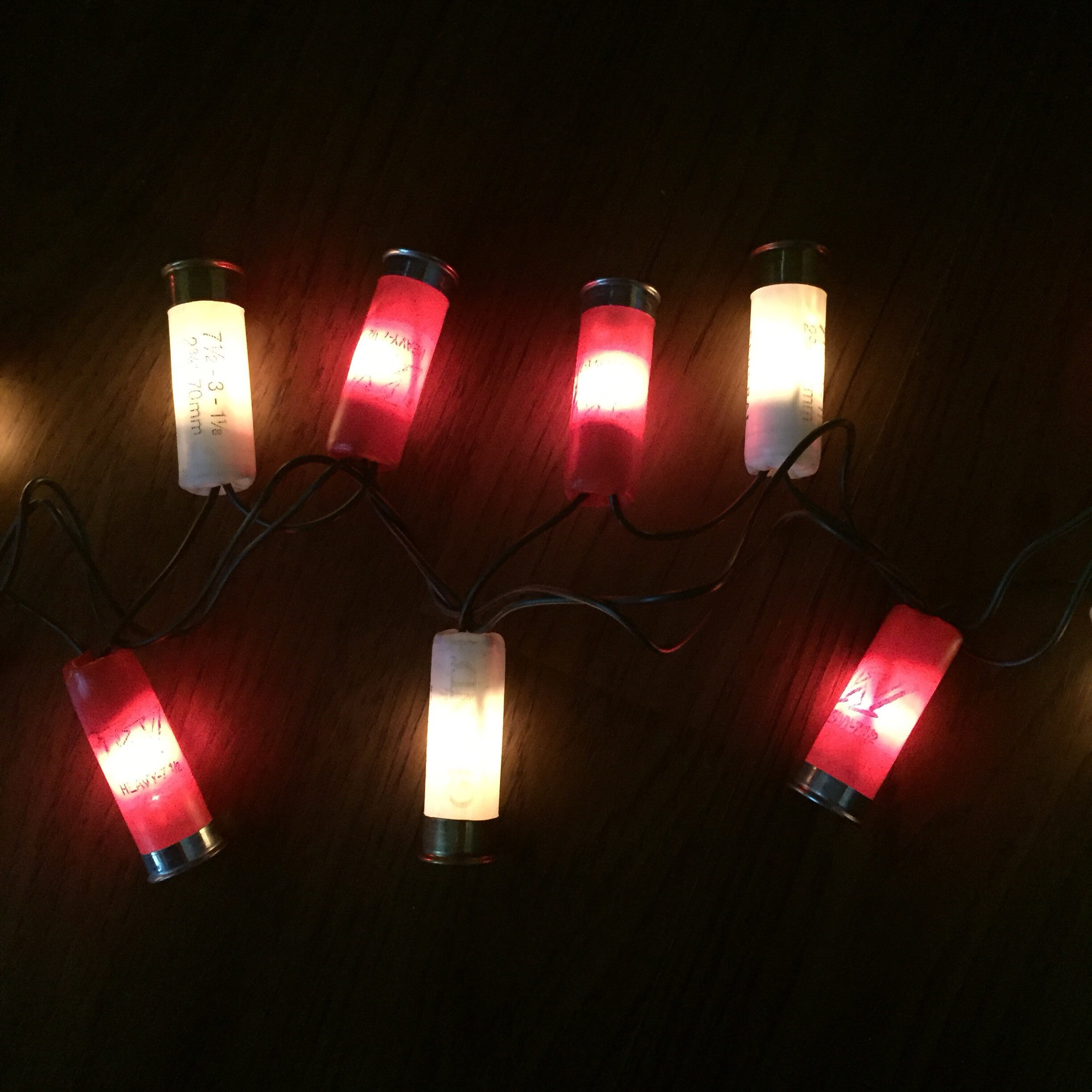 Shotgun Shell Lights, Christmas Lights, Shotgun Shell Decor, Tailgate ...