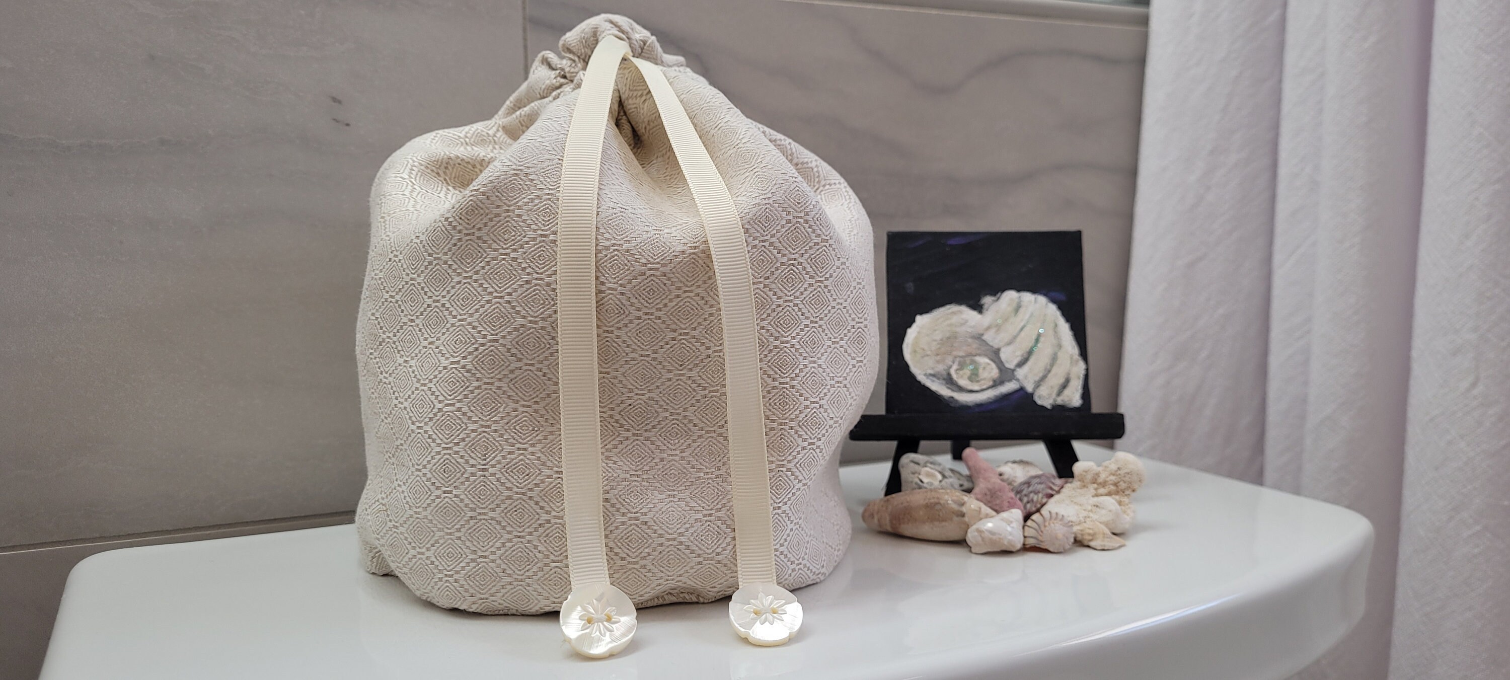 Damask Toilet Tissue Sack, Toilet Paper Storage, Boutique Tissue Box ...