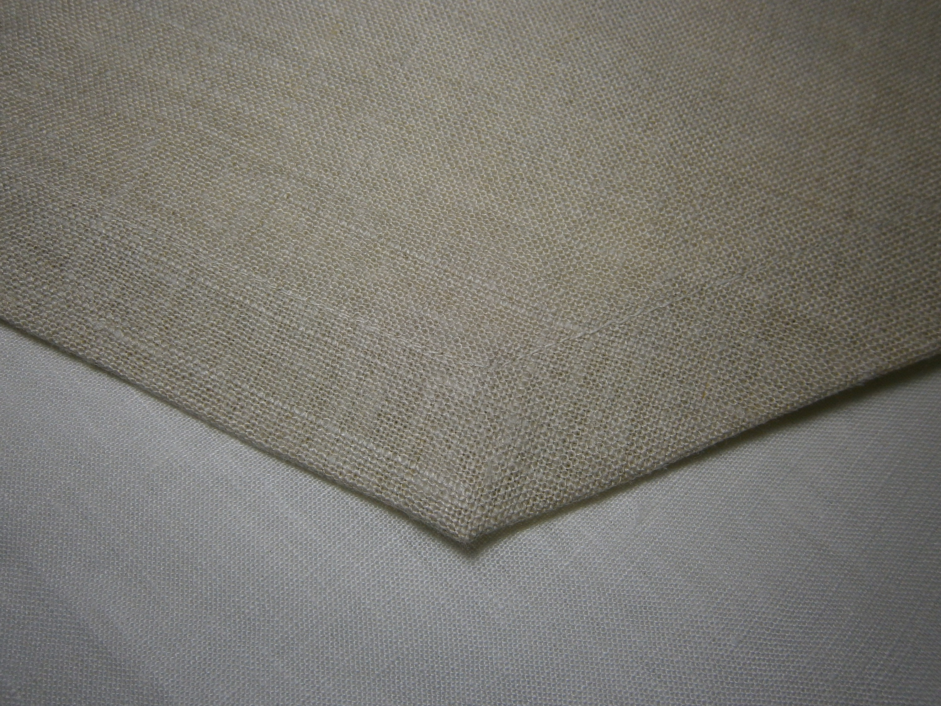 Tapete central octogonal de lino belga, tapete de lino, mantel ...