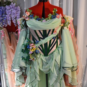 Lady Fearne Calloway Princess Fairy Green Dress | Fantasy Elven Forest ...