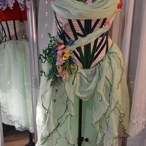 Lady Fearne Calloway Princess Fairy Green Dress | Fantasy Elven Forest ...