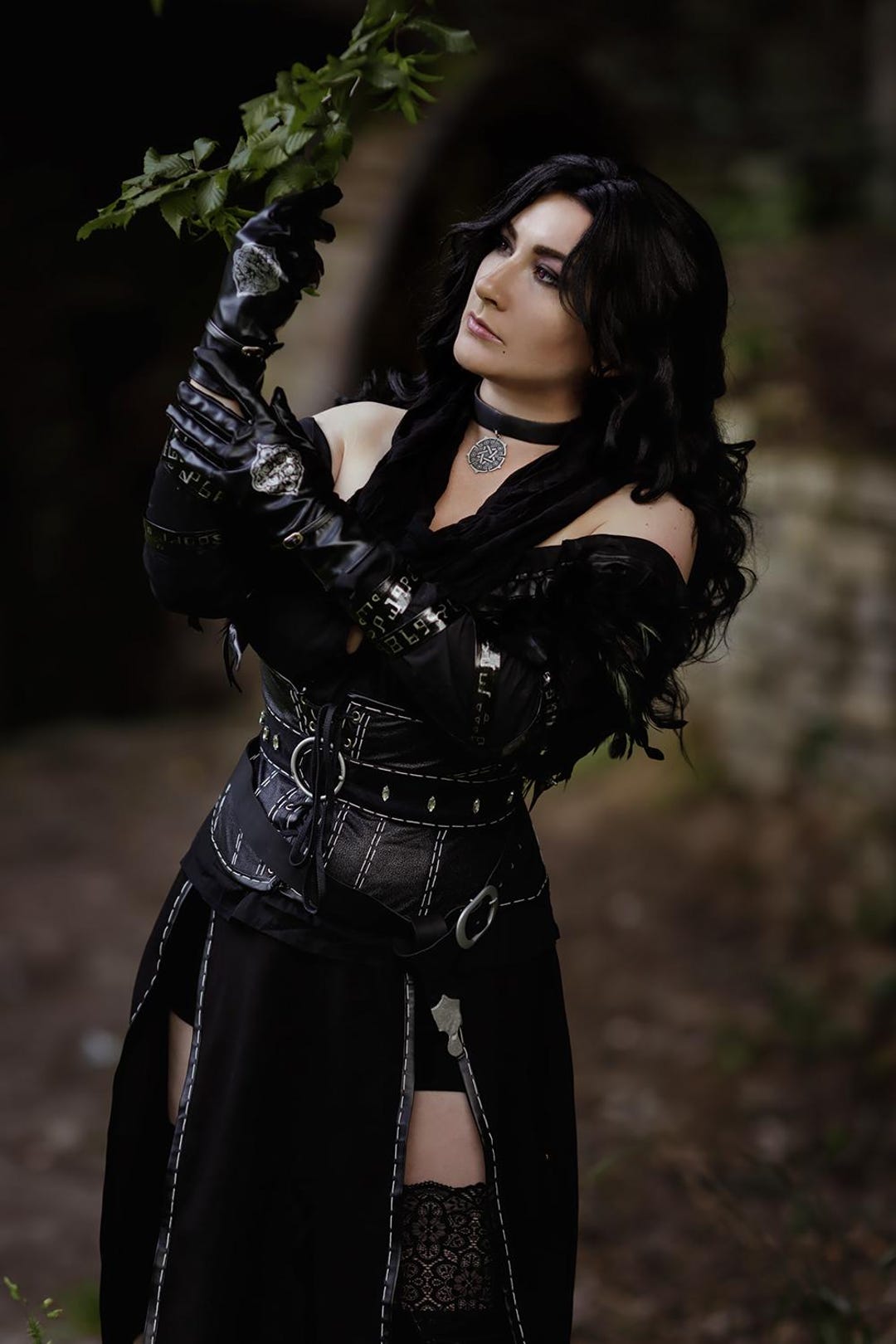 Yennefer of Vengerberg Inspired Corset | Gothic Witch Outfit | Handmade ...