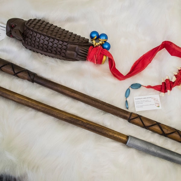 Wooden Staff - Etsy