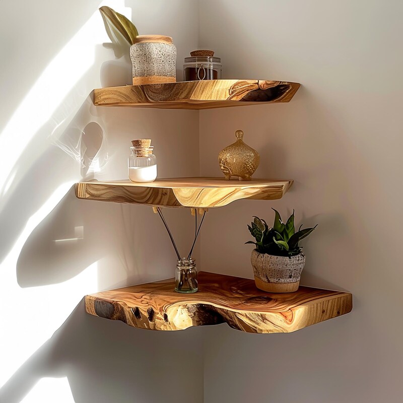 Small Corner Shelf - Etsy