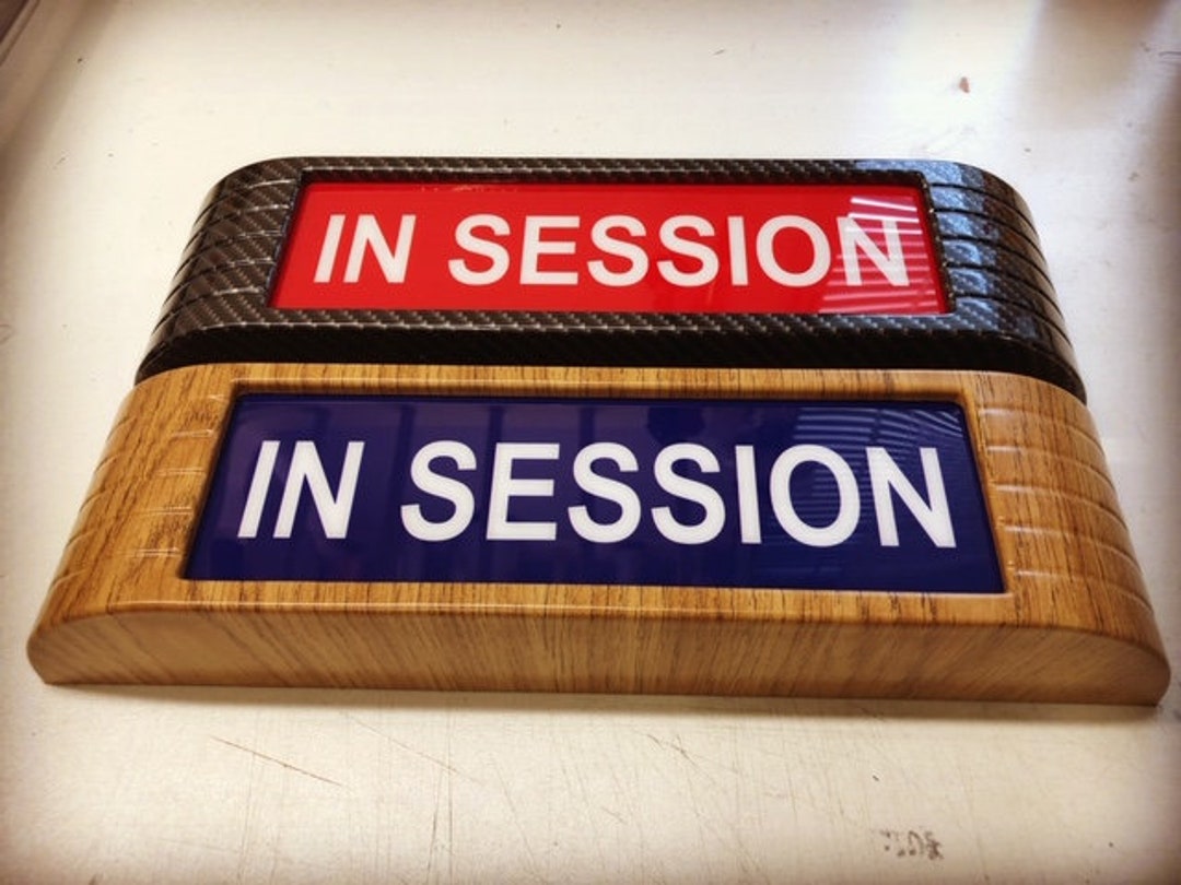 IN SESSION Light 14 Warning Broadcast Sign Light Rca - Etsy
