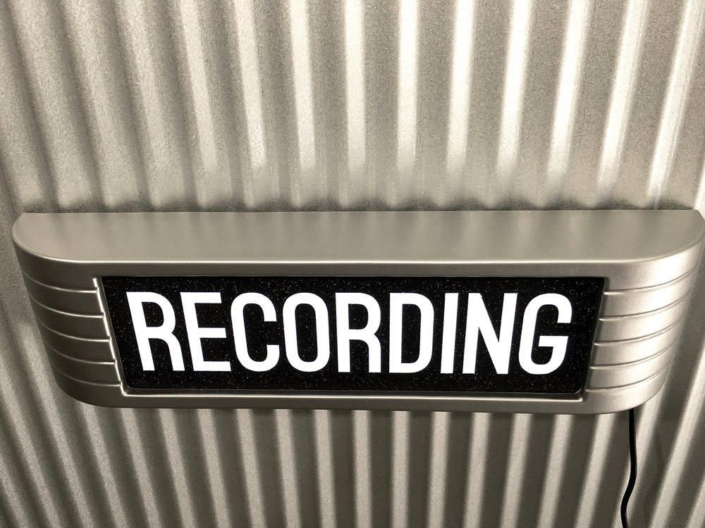 Recording Light up Studio Warning Sign Light Box TRACKING - Etsy