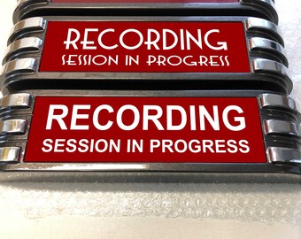 Recording Sign Light | Etsy