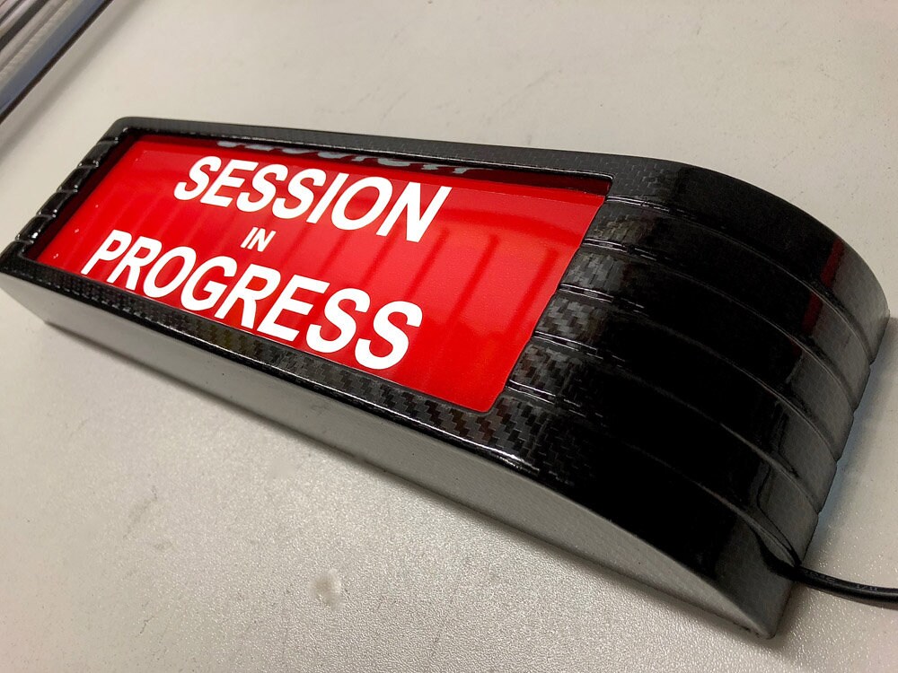 Session in Progress RCA Style Light up 1930s Warning Sign | Etsy