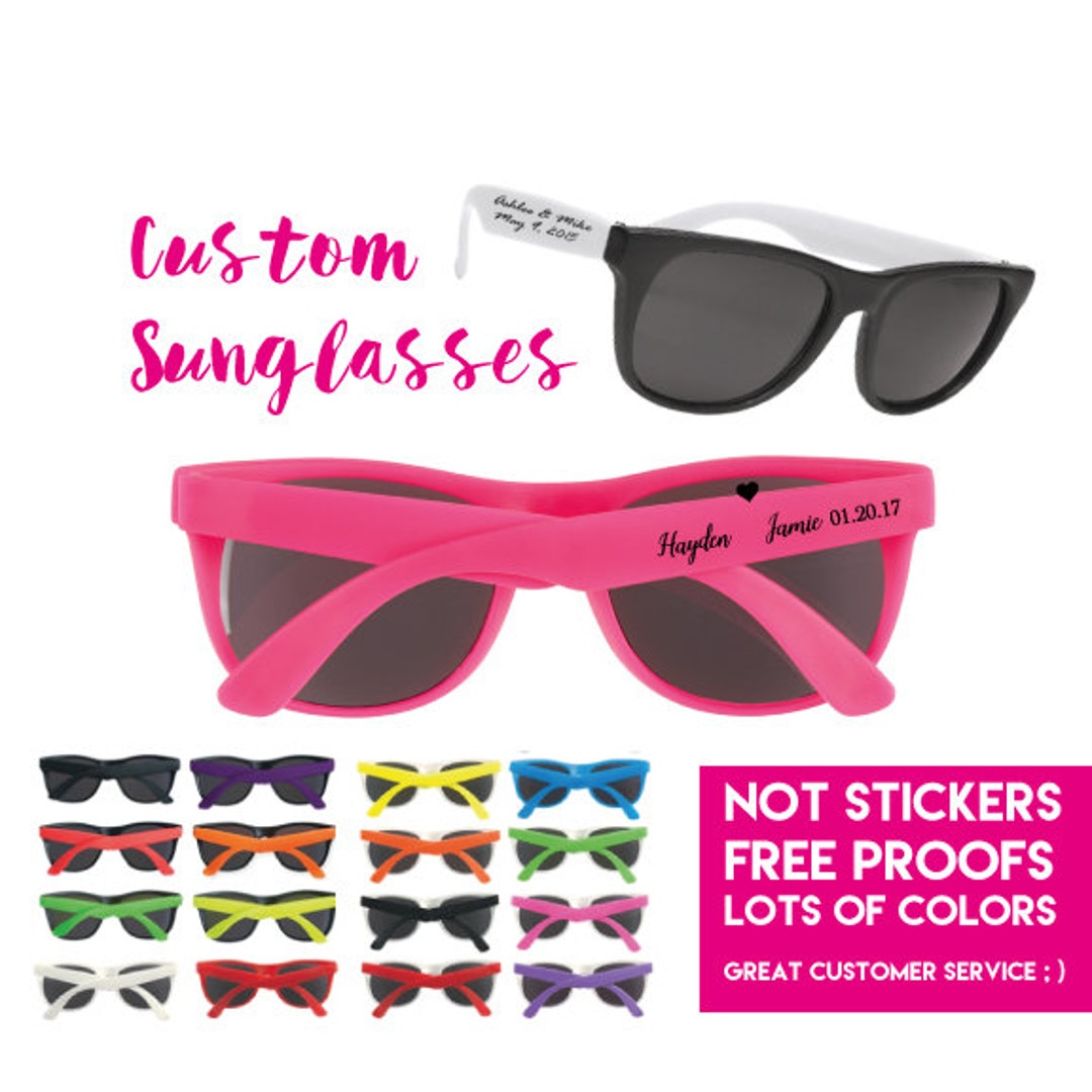 175 Personalized Sunglasses Custom Printed Wedding Sunglasses Price