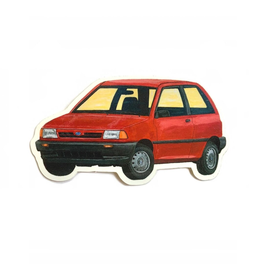 1990 Ford Festiva Vinyl Sticker - Etsy