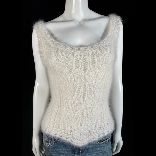 Hand Knit Tank Top - Etsy