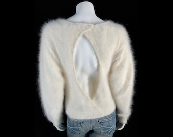 Angora Fuzzy Sweater | Etsy