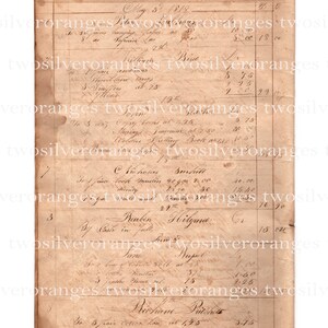 Vintage Ledger Paper Digital Download, "day Book" - Etsy