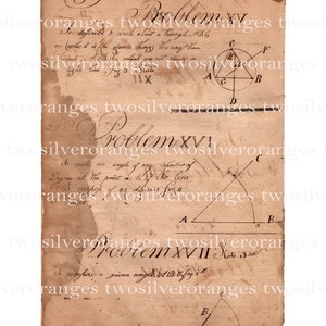 Vintage Ledger Paper Digital Download, math Book Set 1 - Etsy