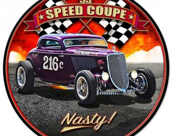 Hot rod signs | Etsy