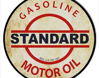 Standard Motor Oil Sign - Etsy