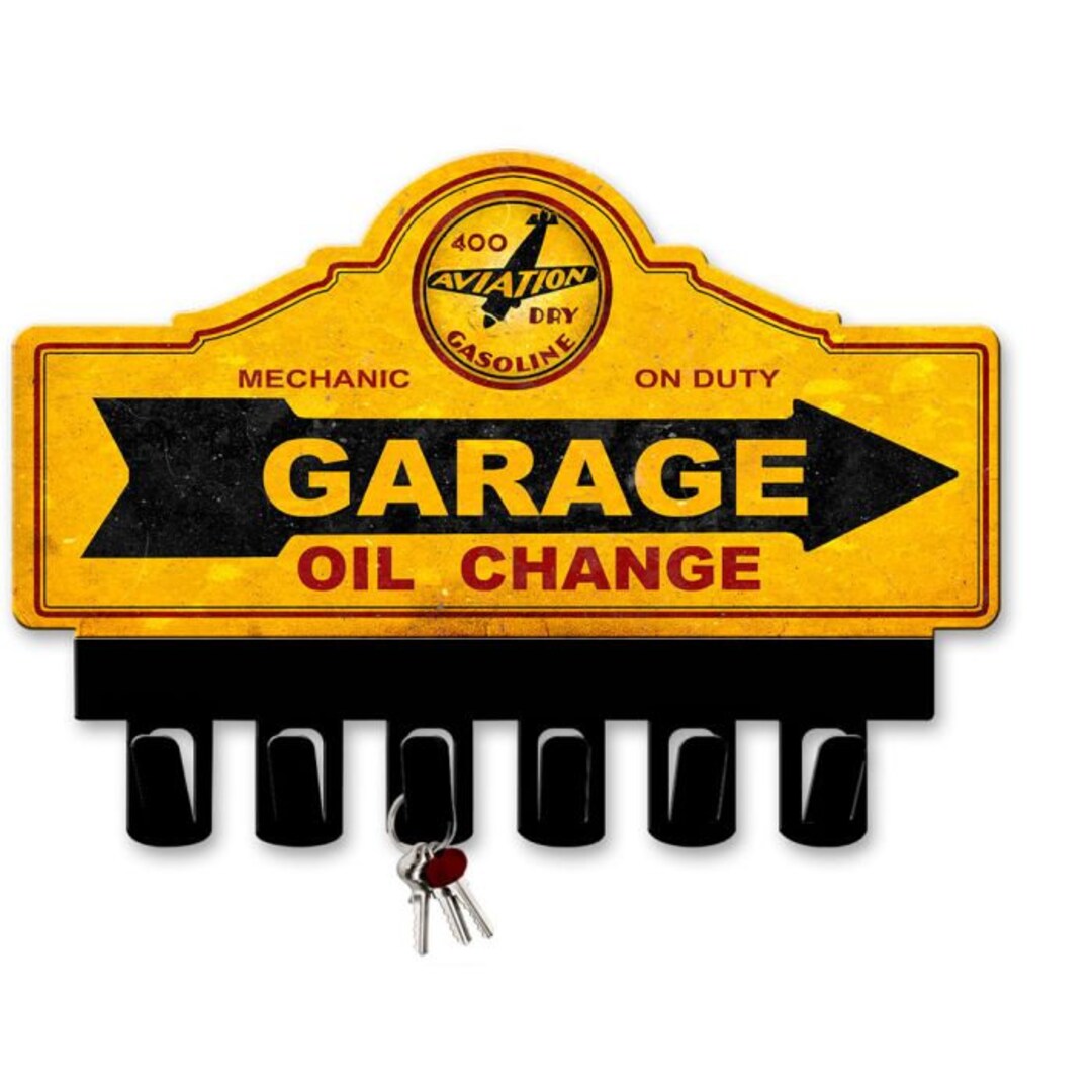 400 Aviation Dry Gasoline Key Hanger Sign, 14 X 10 Metal Advertising ...