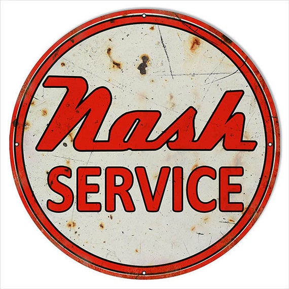 Nash Service Reproduction Laser Cut Out Sign. 24x 24 22g | Etsy