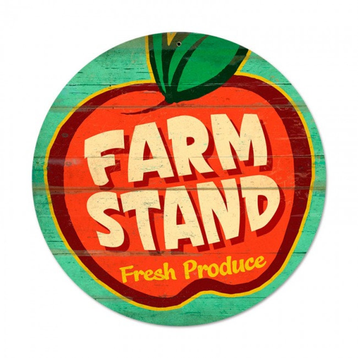 Farm Stand Fresh Produce Metal Sign 14 X 14 Inches Retro - Etsy