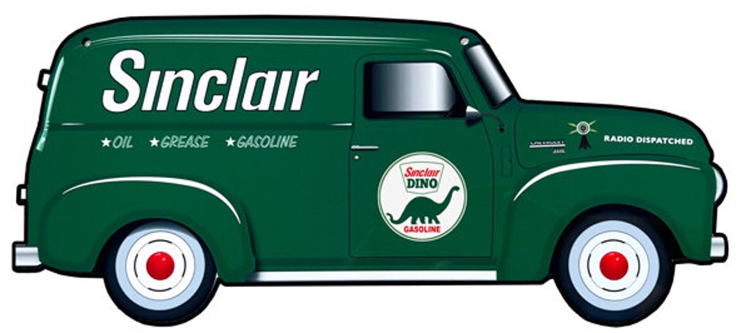 Sinclair Radio Dispatched Truck Metal Sign 23 X 9.75 Inches, Vintage ...