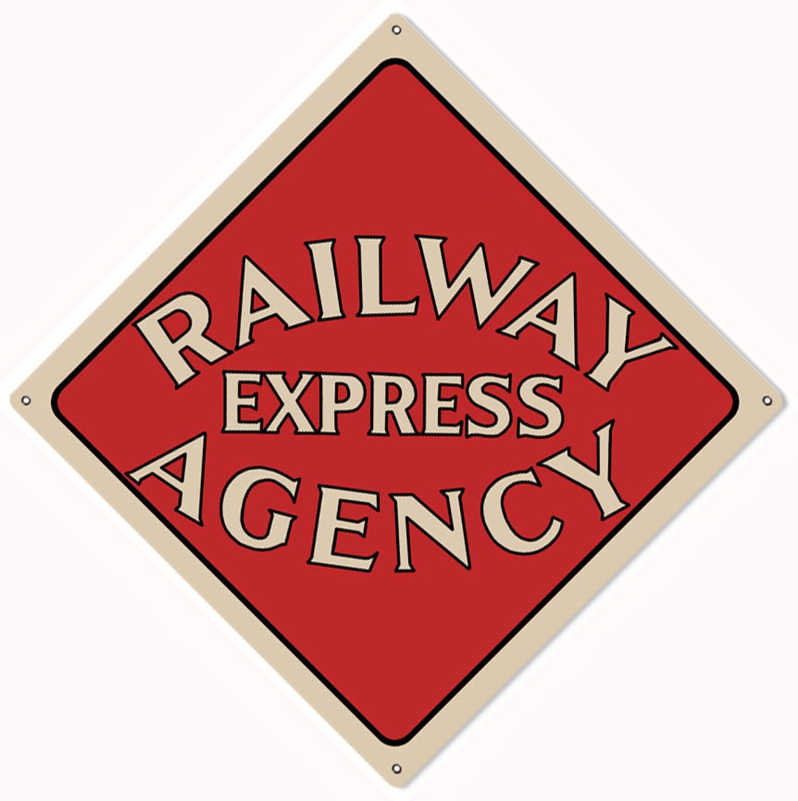 Railway Express Agency Sign Aluminum Metal Sign USA Made - Etsy