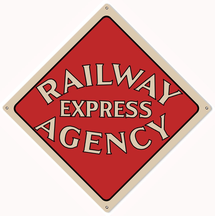 Railway Express Agency Sign Aluminum Metal Sign USA Made | Etsy