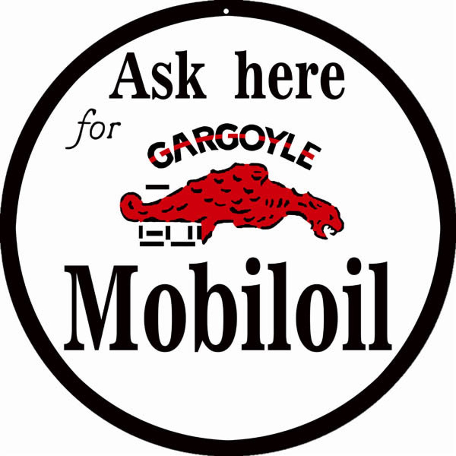 Mobiloil Gargoyle Motor Oils Metal Sign 4 Sizes Available - Etsy