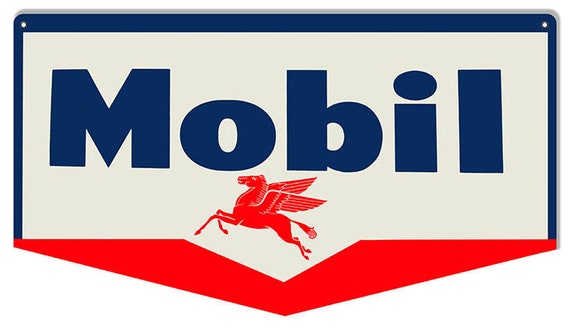 Mobil Gas Station Logo