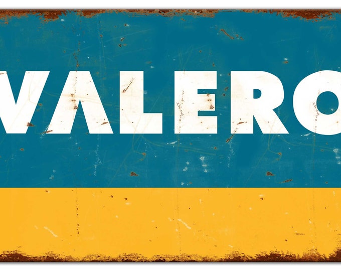 Valero 48 X 28 Inch Double Sided Sign Vintage Replica With UV | Etsy