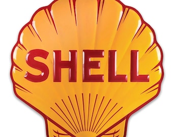 Shell Motor Oil Vintage Style Metal Sign - Etsy