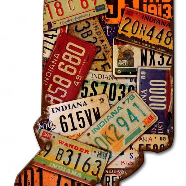 Indiana Home Sign - Etsy