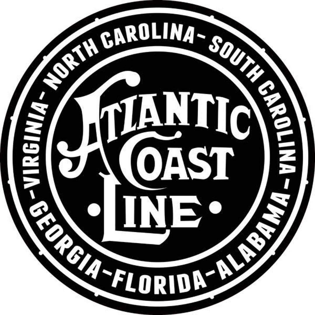 Atlantic Coast Line Route Railway Sign, 14 Aluminum Metal Sign, USA ...