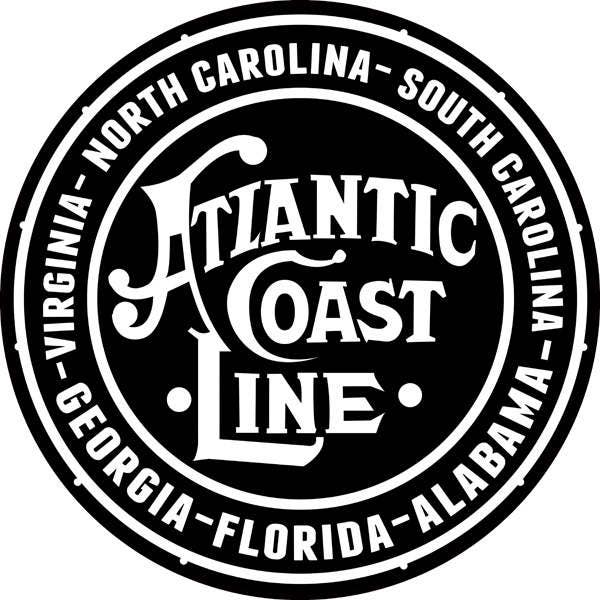 Atlantic Coast Line Route Railway Sign 14 Aluminum - Etsy