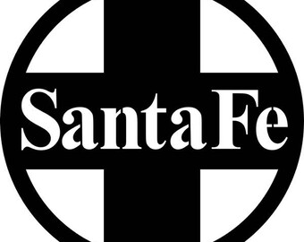 Santa Fe Train Sign | Etsy