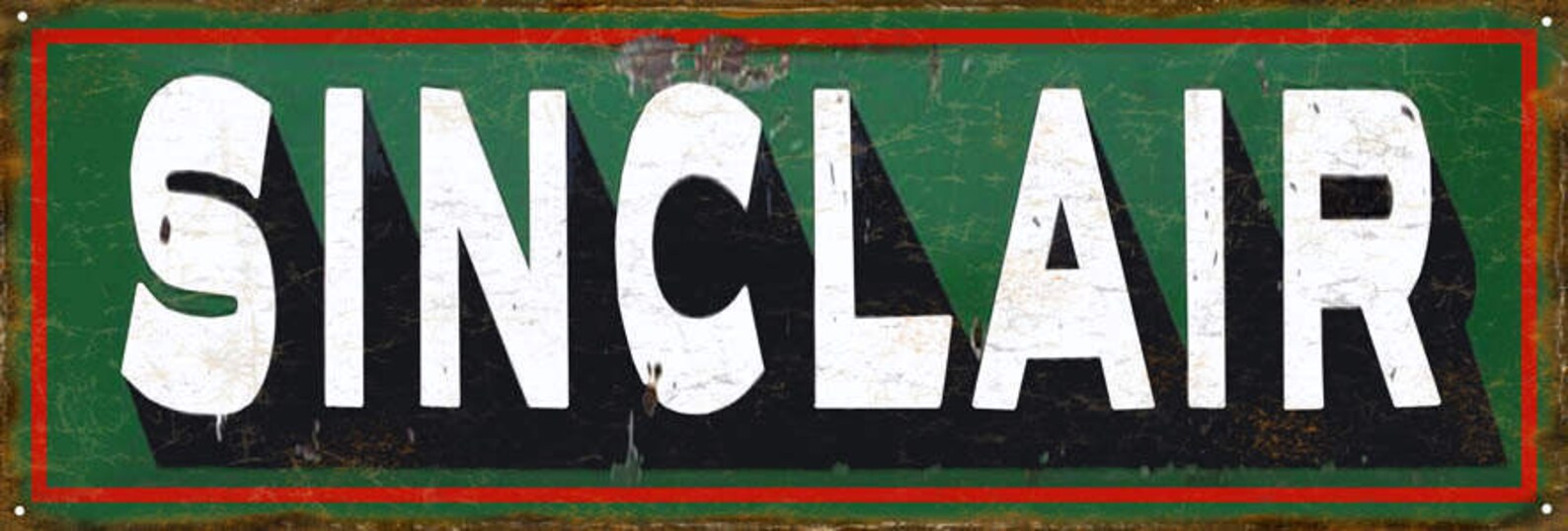 Sinclair Aged Style 8 X 24 Inch .040 Gauge Metal Sign USA - Etsy