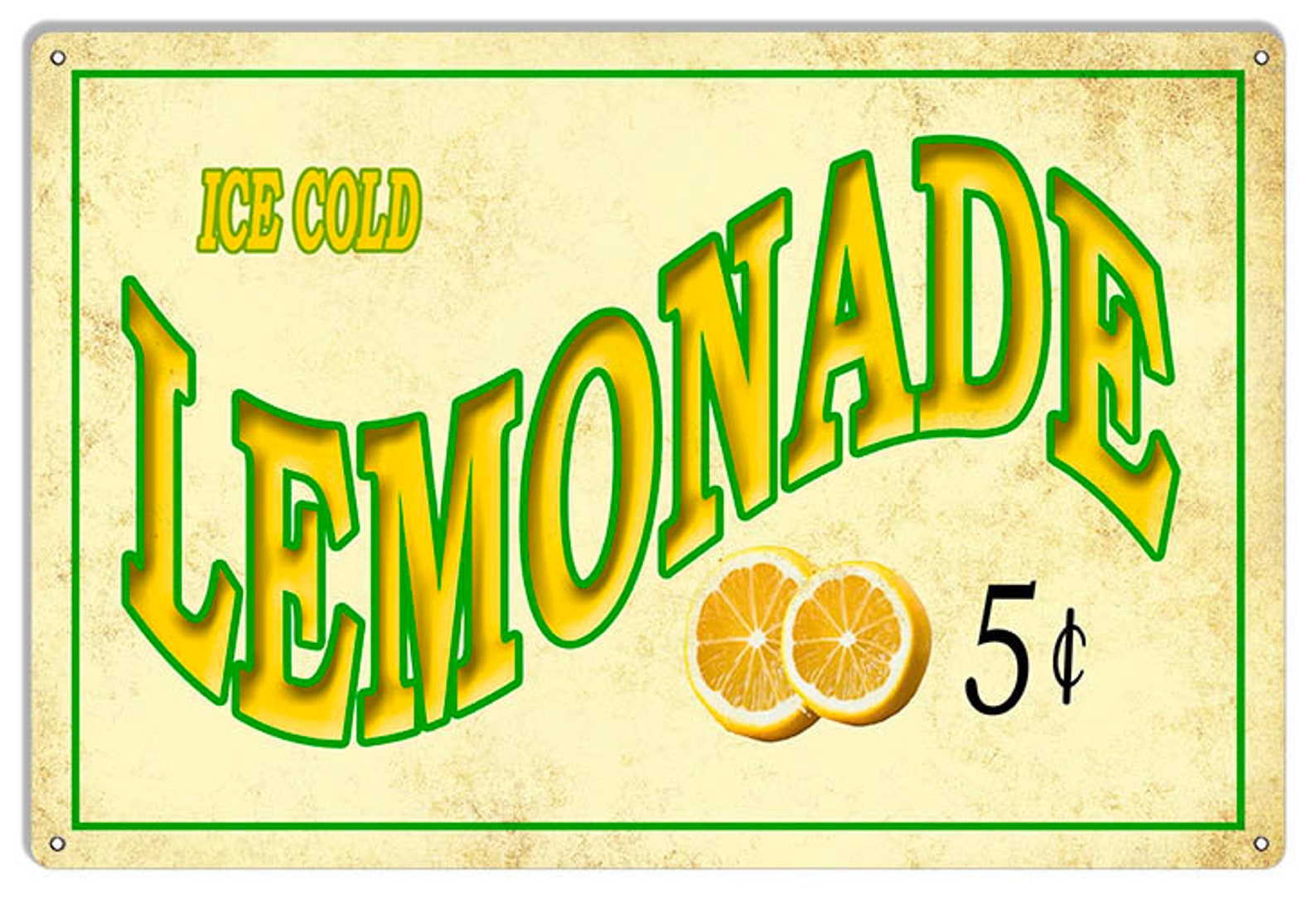 Ice Cold Lemonade 5 Cents Metal Sign 3 Sizes vintage style - Etsy.de
