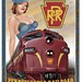 PRR Pennsylvania Railroad Pinup Girl Sign, Metal Sign, 2 Sizes, USA ...