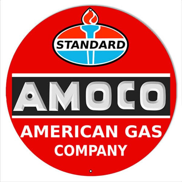 Vintage Amoco Gas Signs - Etsy
