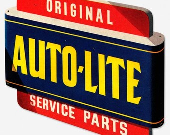 Metal Autolite Sign - Etsy