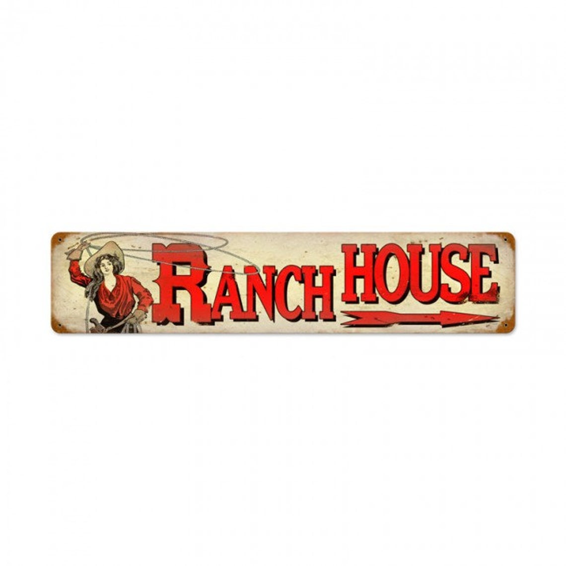 Ranch House Metal Sign 20 X 5 Inches Vintage Style Home - Etsy