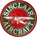 Sinclair Aircraft Metal Sign, 4 Sizes Available, USA Made Vintage Style ...