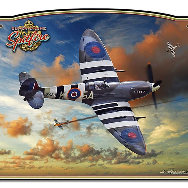 Metal Wall Signs Spitfire - Etsy