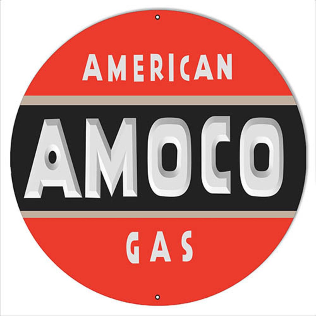 Amoco American Gas Co. Metal Advertising Sign Aged OR New - Etsy Amoco American Gas Co. Metal Advertising Sign Aged OR New - Etsy