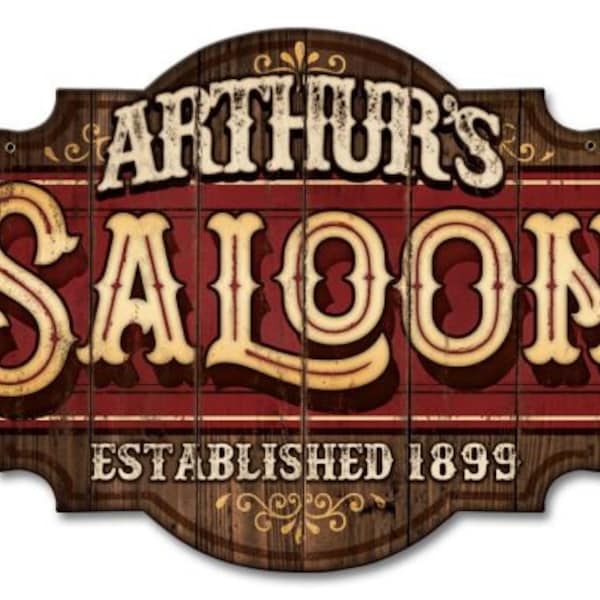 Saloon Sign - Etsy