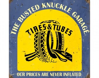 Busted Knuckle Sign - Etsy