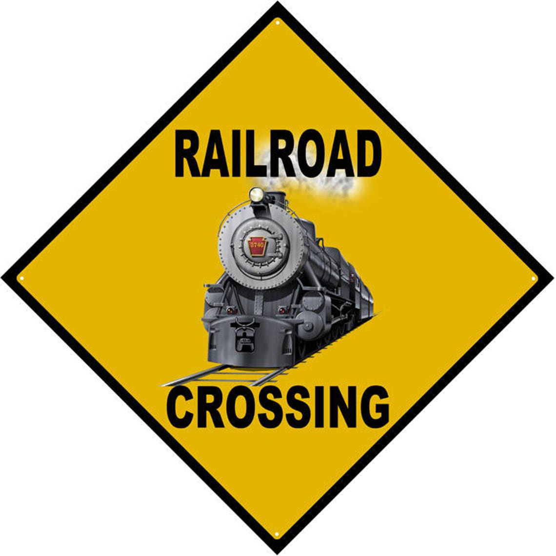 Pennsylvania Railroad Crossing Sign Aluminum Metal Sign USA - Etsy